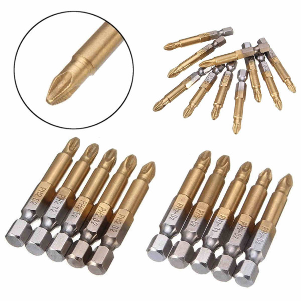 10 шт./компл. PH2 Крестовина 1/4 "Набор Отверток С Шестигранным ...