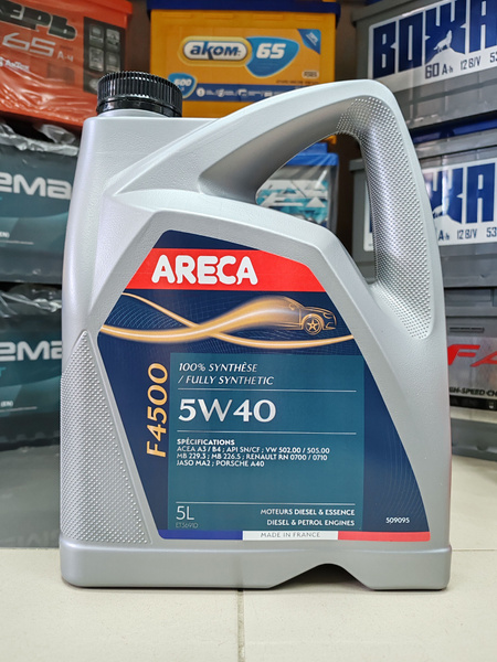 Масло моторное ARECA 5W-40 Синтетическое - купить в интернет-магазине ...