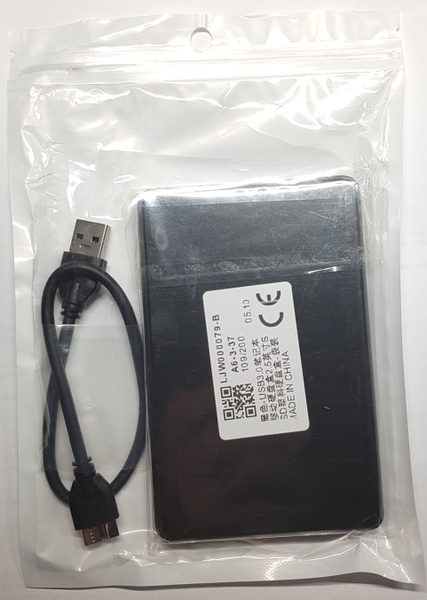 500 ГБ Внешний жесткий диск (hdd25-500), черный - купить с доставкой по ...