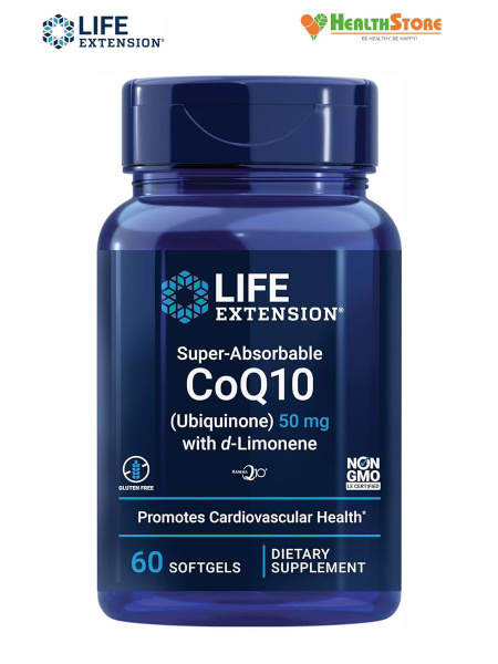 Life Extension Super-Absorbable CoQ10 with d-Limonene 50мг 60 ...