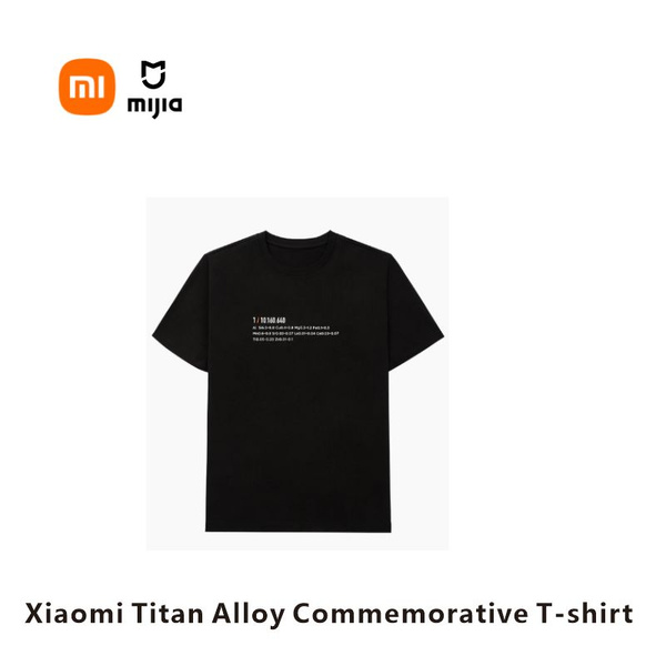 Футболка Xiaomi, размер 48, цвет черный - купить по выгодной цене в ...