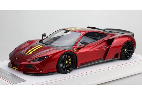 Модель коллекционная Ferrari novitec F8 pista 2024 candy red limited 38 ...
