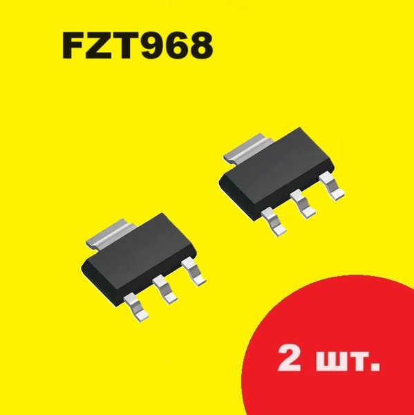 FZT968 транзистор (2 шт.) корпус SOT-223, схема PZT2907AT3G ...