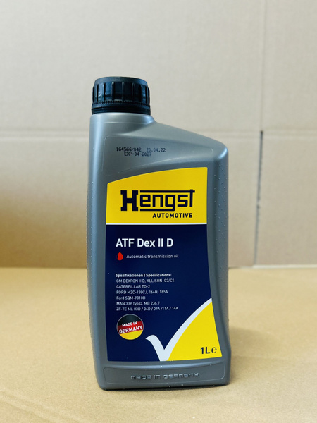 Масло трансмиссионное HENGST ATF Dex II D / 1 л - купить по выгодной ...