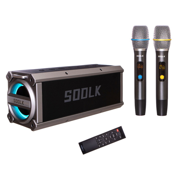 Караоке-колонка SODLK T200PLUS 120Вт Bluetooth портативная акустическая ...