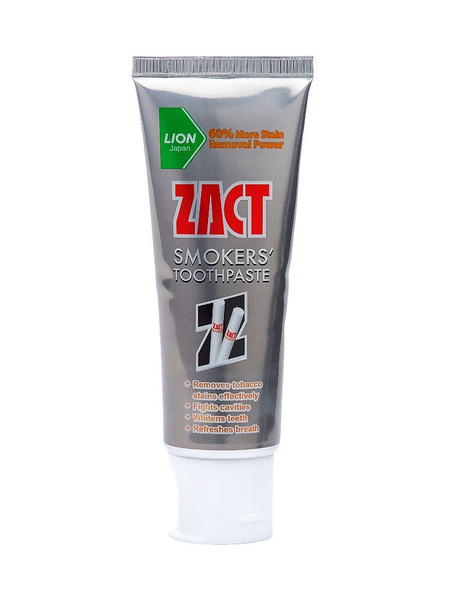 Зубная паста для курящих LION Zact Smokers Toothpaste 100g - купить с ...