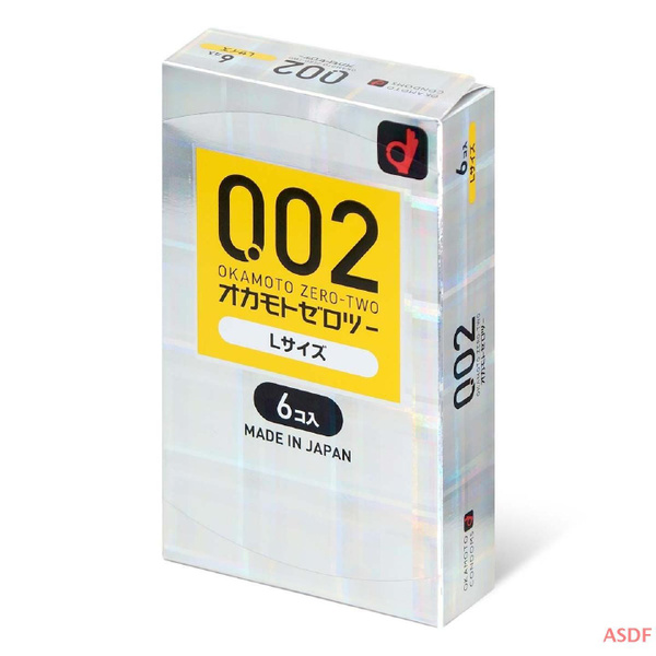 Презервативы Okamoto Zero Two 0.02 L-size - 6 шт. Полиуретановые ...