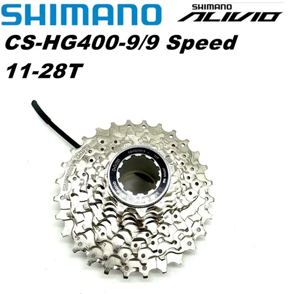 Кассета Shimano Alivio CS-HG400-9,11-28T,9 скоростей,Велосипед Маховик ...
