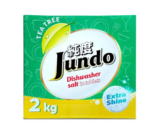 Jundo Соль для посудомоечных машин таблетированная Зеленый чай 2 кг ...