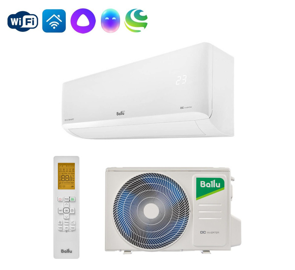 Сплит-система инверторного типа Ballu Eco Smart DC BSYI-07HN8/ES с Wi ...