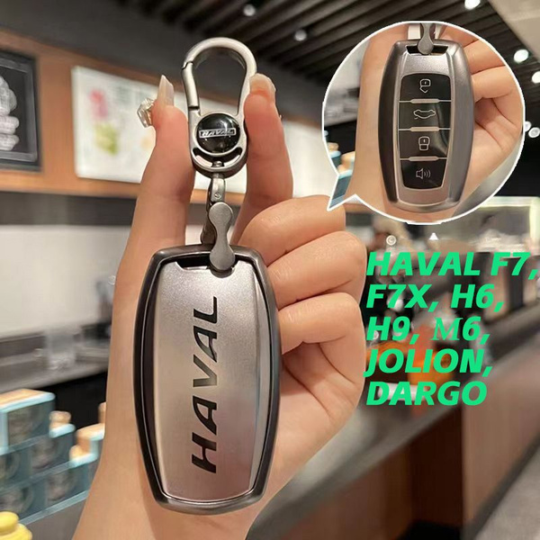 Чехол для автомобильного смарт ключа с ремешком и карабином на HAVAL F7, F7x, H6, H9, М6, Jolion ...