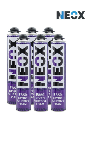 Клей-пена NEOX полиуретановая 850гр 6шт - купить с доставкой по выгодным ценам в интернет ...