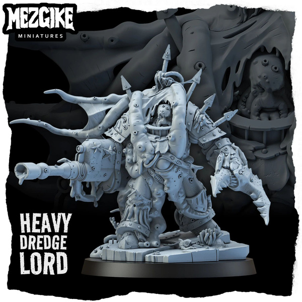Миниатюра Wh40k DnD Death Guard / Гвардия Смерти: Dredge Marine Heavy ...
