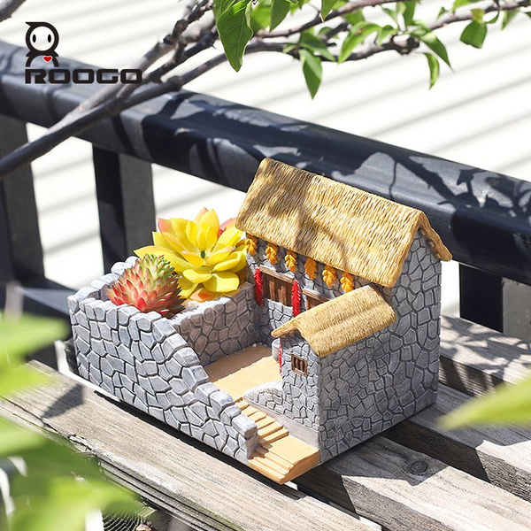 Roogo Горшок для цветов, 11.5 см х 10.5 см х 15 см, 2.1 л, 1 шт купить ...