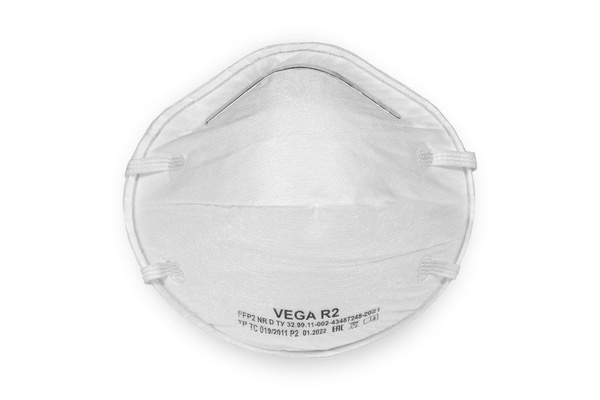 Респиратор VEGA R2 (FFP2) без клапана (20 шт) - купить с доставкой по ...