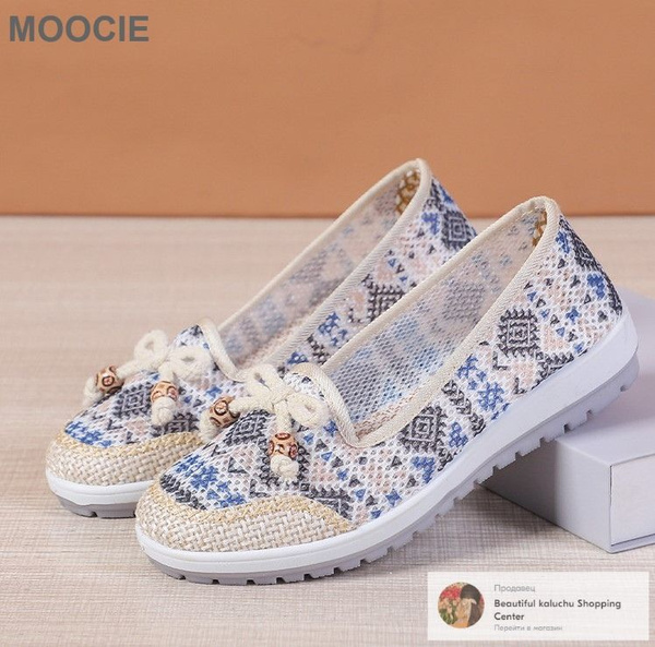 Эспадрильи Женский MOOCIE, размер 36 Ткань Без застёжки Лето купить c доставкой на OZON по ...