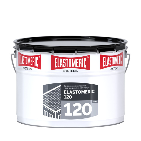 Жидкая кровля мастика Elastomeric-120, 10кг., белый - купить по доступным ценам в интернет ...