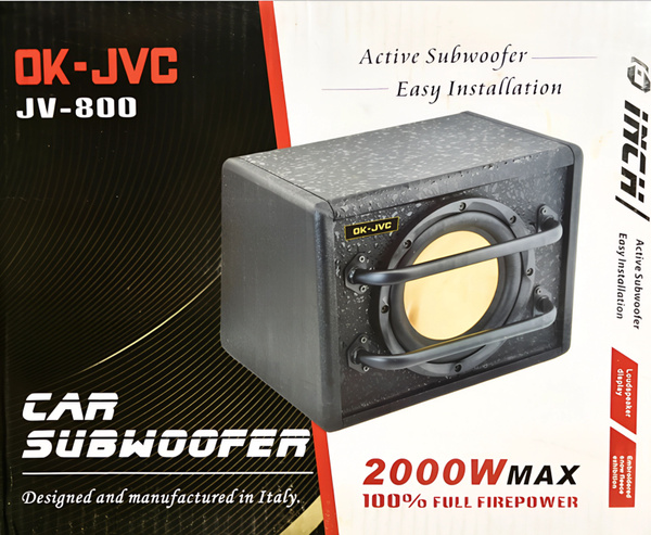 Активный сабвуфер активный Ok-JVC JV800 8 дюймов 2000W купить на OZON ...
