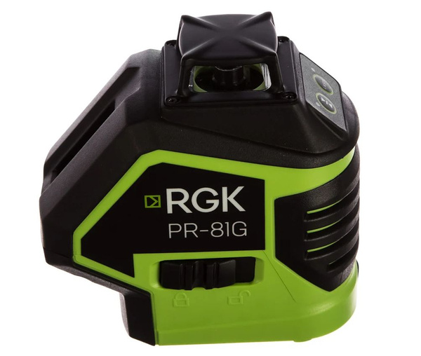 Купить Лазерный построитель плоскостей RGK PR-81G (775106), зелёный луч по низкой цене в ...