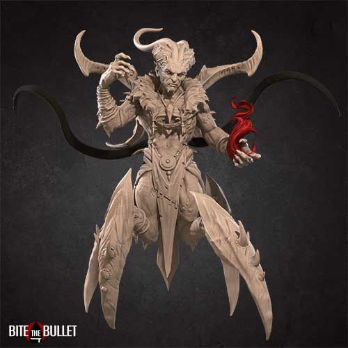 Миниатюра для настольной игры DnD/Diablo: Baal (Баал, Владыка ...