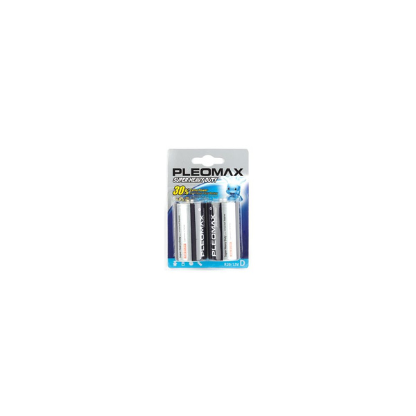 Батарейки солевые тип C Pleomax R20-2BL SUPER HEAVY DUTY Zinc 2 шт ...
