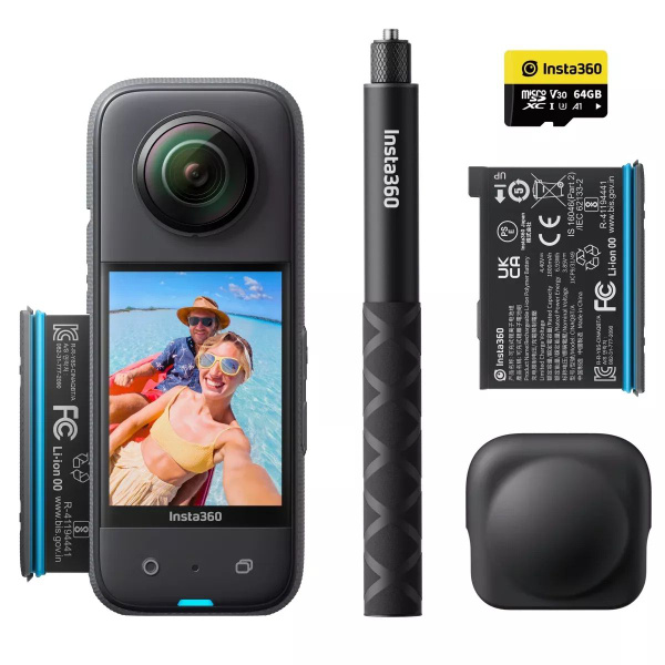 Экшн камера Insta360 X3 Adventure Kit Bundle купить по выгодной цене в