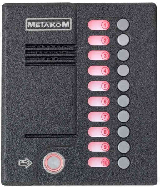 MK10.2-TM4E блок вызова домофона Метаком купить на OZON по низкой цене ...