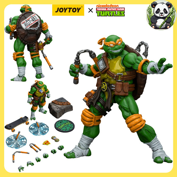 Характеристики Черепашки-ниндзя TMNT-Michelangelo 1/18 Подвижная ...