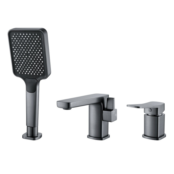 Встраиваемый смеситель на борт ванны с душем Shevanik S9912T купить на ...