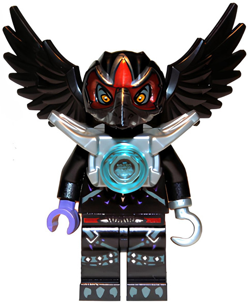 Минифигурка Lego Legends of Chima Razar - Flat Silver Armor loc001 U ...