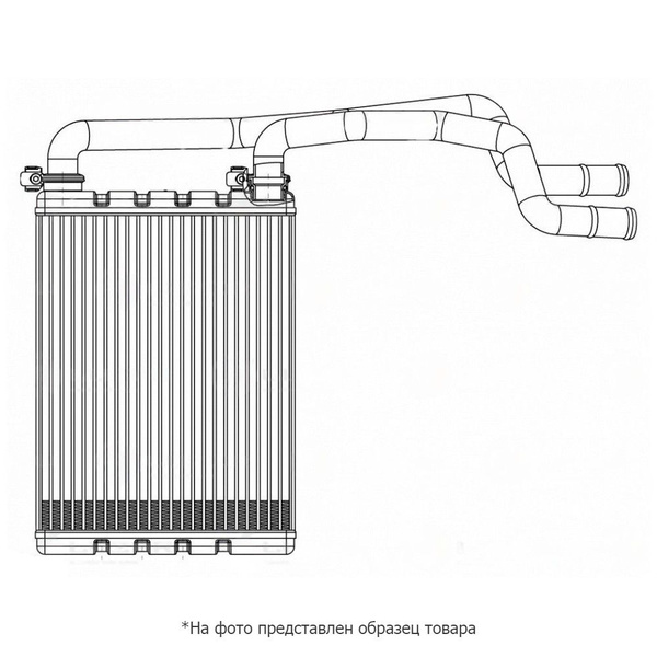 радиатор отопителя chevrolet: cruze 09-, opel insignia 11-, meriva 10 ...