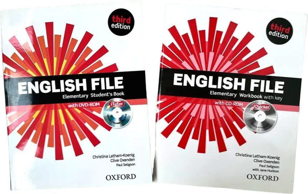 English File Elementary 3rd edition (Student's book + Workbook + диск ...