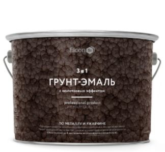 Грунт-эмаль "Elcon Smith" с молотковым эффектом черная 2кг - купить с доставкой по выгодным ...