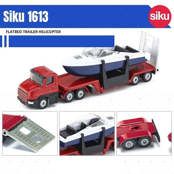 Siku Инженерное транспортное средство 1/87 Большой подъемник на платформе кран трактор Модель ...