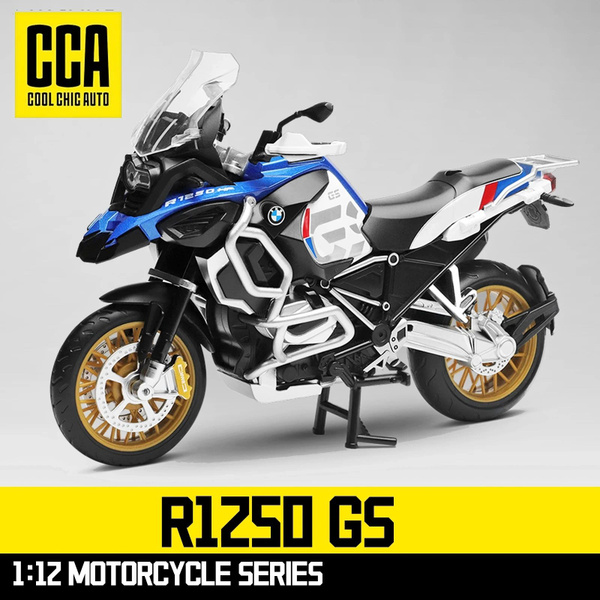CCA 1/12 Мотоцикл металлический, BMW R1250 GS,игрушка для мальчиков, железная моделька ...