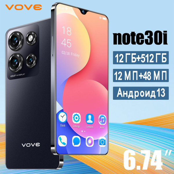 Характеристики vove Смартфон Глобальная русская версия VOVE Note30 i ...