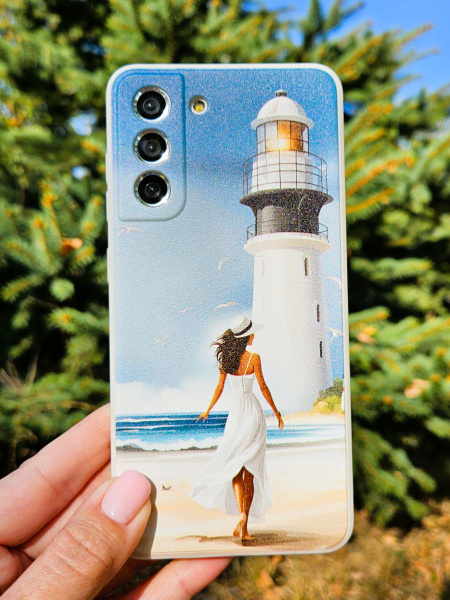 Чехол на Samsung Galaxy S21 FE 5G, Самсунг S21FE, силиконовый, с ...