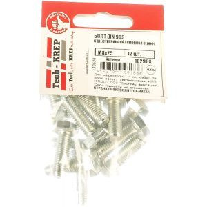 Tech KREP Болт M8 x, головка: Цилиндрическая, 12 шт. - купить с доставкой по выгодным ценам в ...