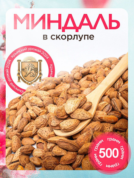 Миндаль сырой в скорлупе 500 гр. купить на OZON по низкой цене (1712253636)