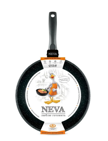 Сковорода NEVA Сковороды Neva_NEV-NG128, 28 см купить c доставкой на OZON по низкой цене ...