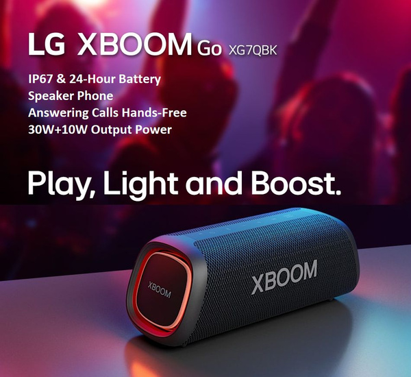 Беспроводная колонка LG XBOOM XG7QBK - купить по доступным ценам в ...