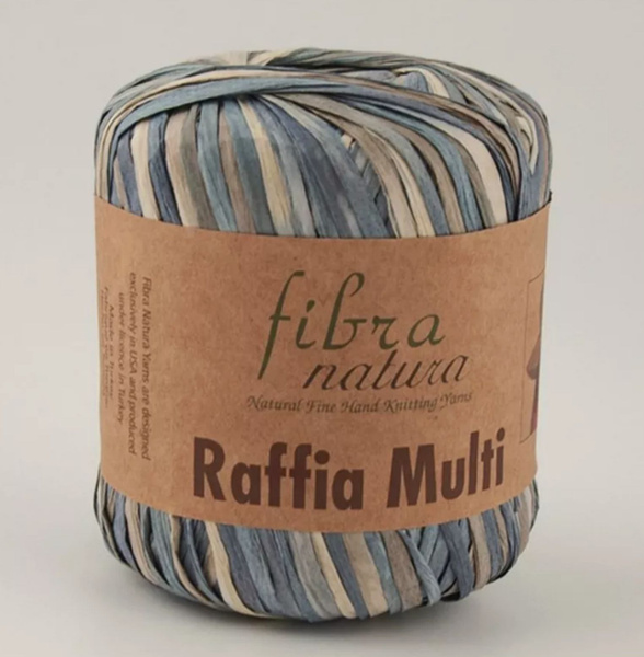 Пряжа Рафия Мульти - Raffia Multi Fibra natura (3 шт) купить на OZON по низкой цене (1716985549)