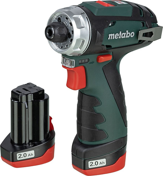 Дрель-шуруповерт METABO PowerMaxx BS, 2Ач, 2АКБ ЗУ 600984000 купить на ...