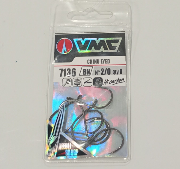 Крючки рыболовные VMC 7136 BN №2/0 купить на OZON по низкой цене ...