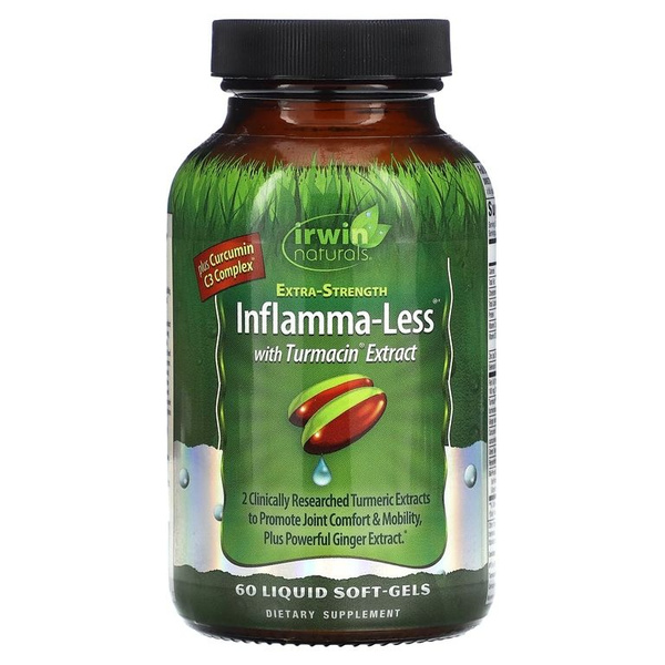 Irwin Naturals, Inflamma-Less с экстрактом турмацина, повышенная сила ...