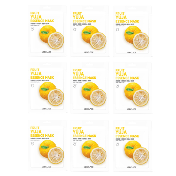 Lebelage Маска тканевая с экстрактом юдзу Fruit Yuja Essence Mask, 25 ...