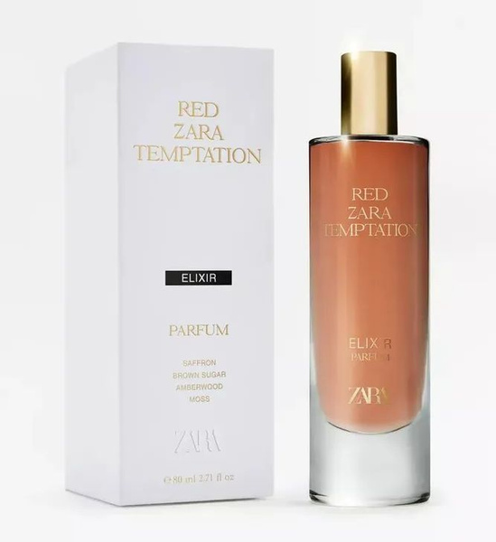 Zara Вода парфюмерная RED TEMPTATION ELIXIR 80 мл купить на OZON по низкой цене (1730701330)