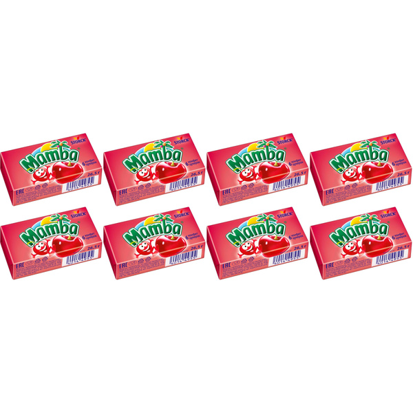 Жевательные конфеты Mamba 26,5 г, набор: 8 штук купить на OZON по низкой цене (1731737676)