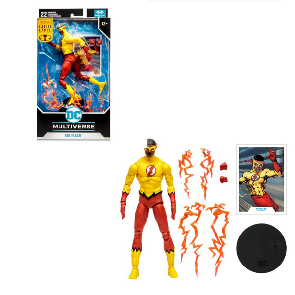 игрушки mcfarlane toys фигурки Kid Flash Gold Label (DC Rebirth ...