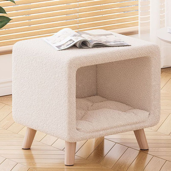 Тумба Q10.26 Современный шкафчик в кремовом стиле, многофункциональный ...